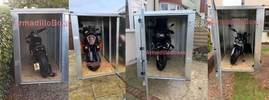 Armadillo Boxes | Buy Secure Motorbike Sheds in Bournemouth