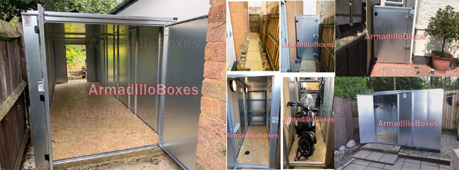 Armadillo Boxes | Buy Secure Motorbike Sheds in Bournemouth