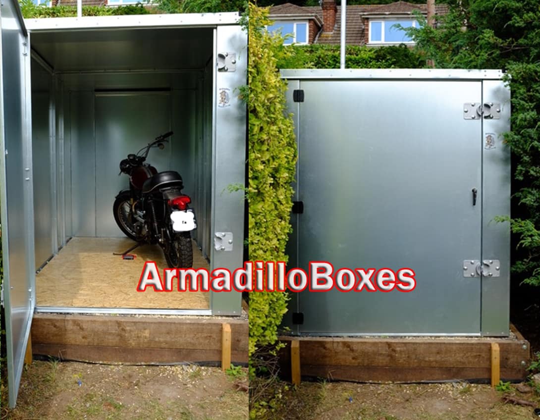 Armadillo Boxes | Buy Secure Motorbike Sheds in Bournemouth